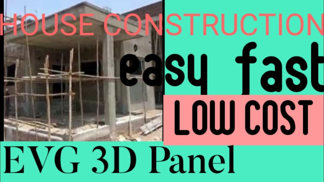EVG PANEL NEW HOUSE CONSTRUCTION TECHNOLOGY - YouTube