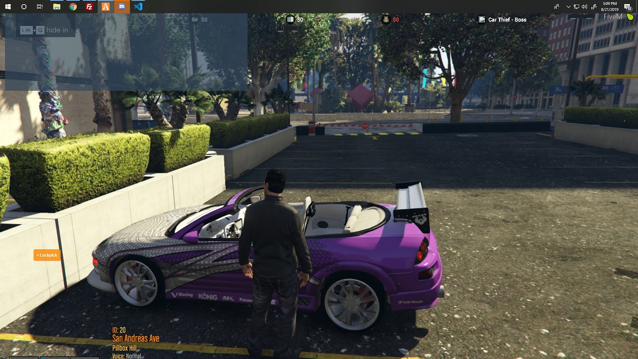 ESX shadow_hotwire - YouTube