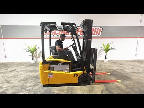 YALE ERP035VT 3,500lbs Electric #929S - Forklift for Sale - YouTube
