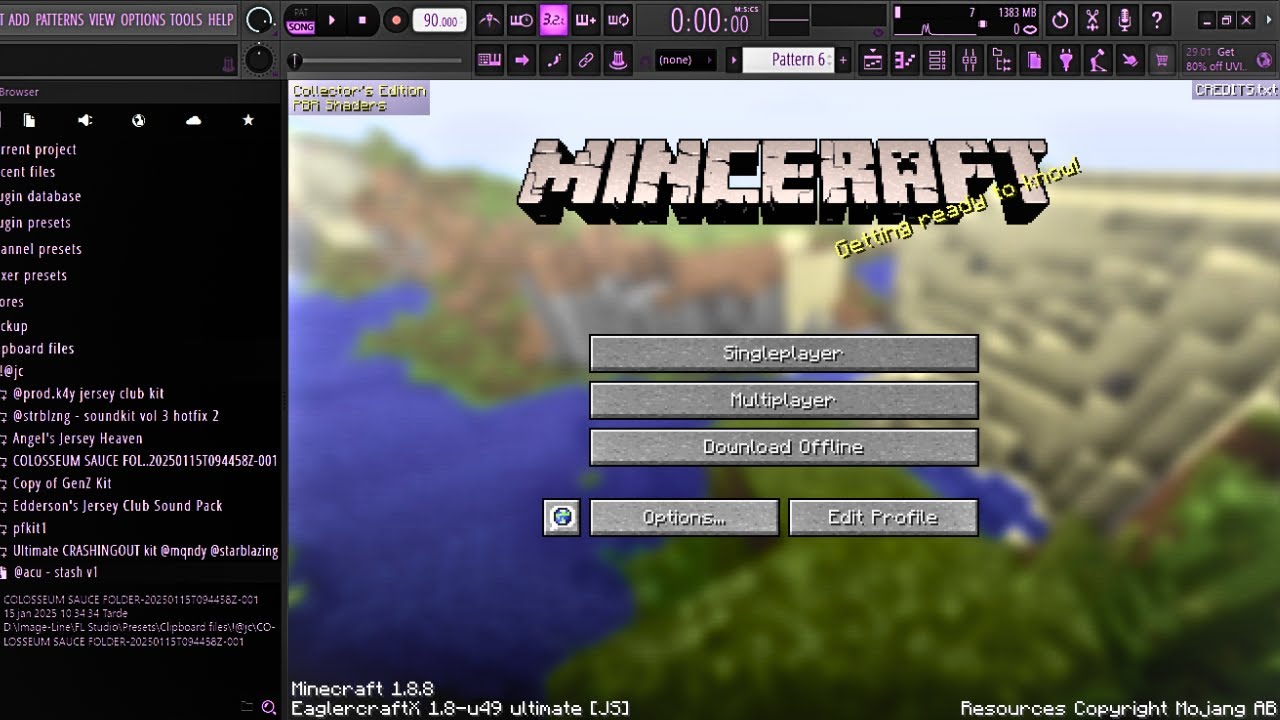 how to play minecraft inside of FL Studio - YouTube