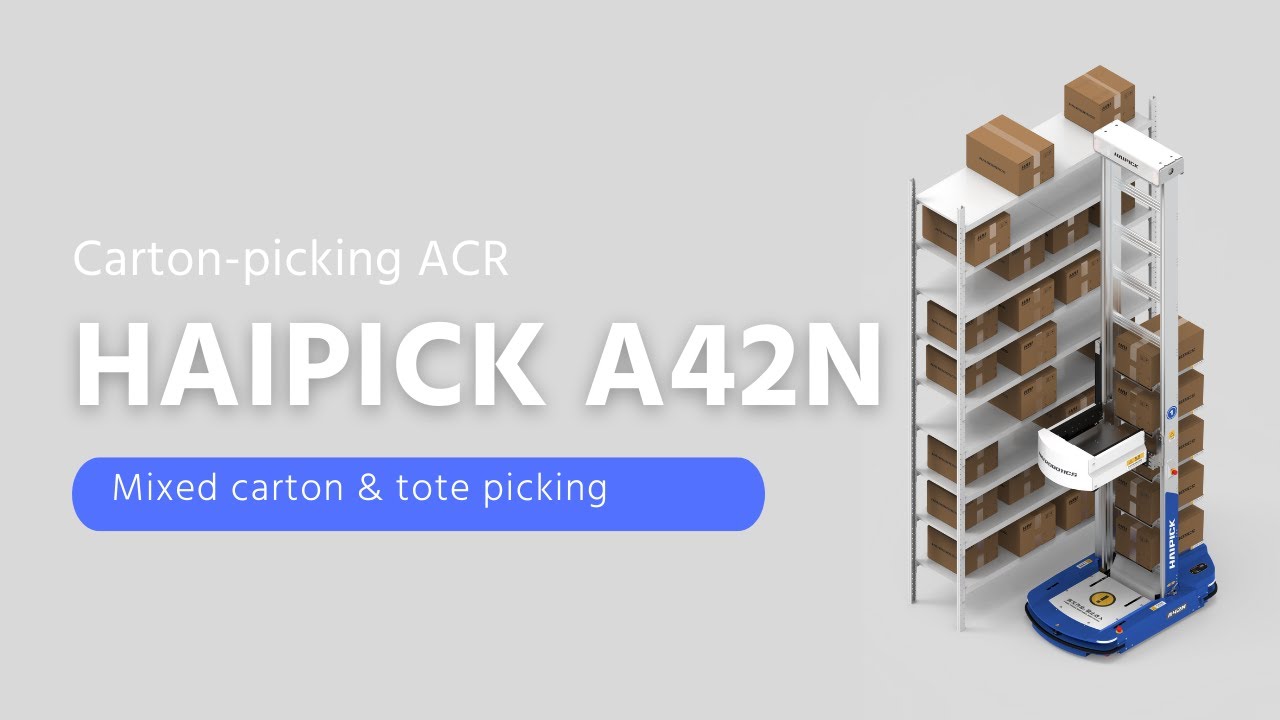 HaiPick A42N Carton-picking ACR - YouTube