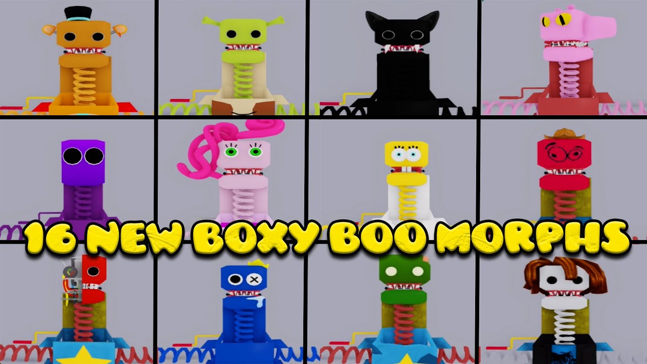 Boxy Boo Morphs - HOW TO GET ALL 16 MORPHS - UPDATE | ROBLOX - YouTube