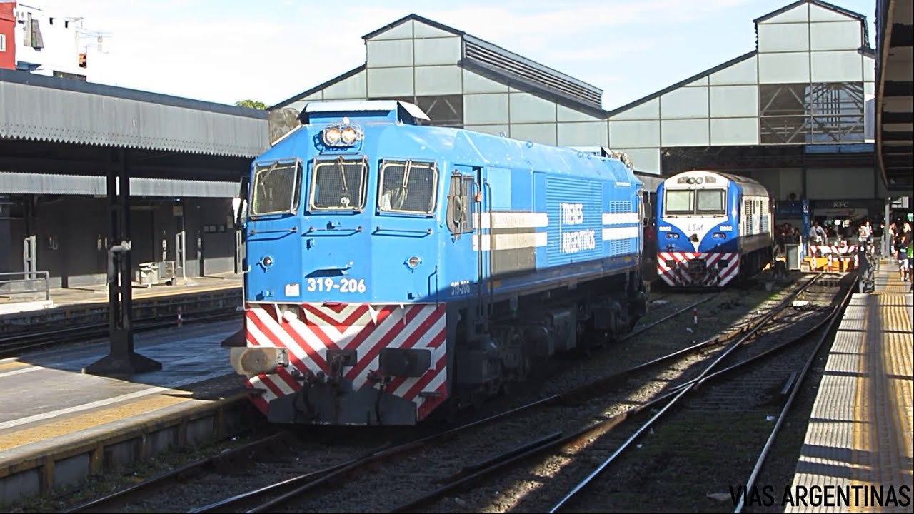 EMD GM J16 319-206-9 en Retiro LSM! 23-12-2024 - YouTube