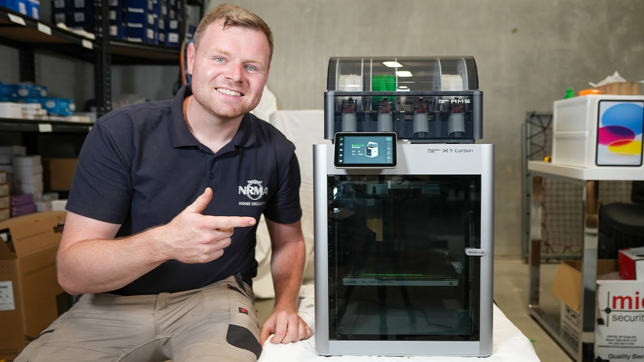 Bambu Lab X1C 3D Printer Unboxing, Setup and First Print Guide - YouTube