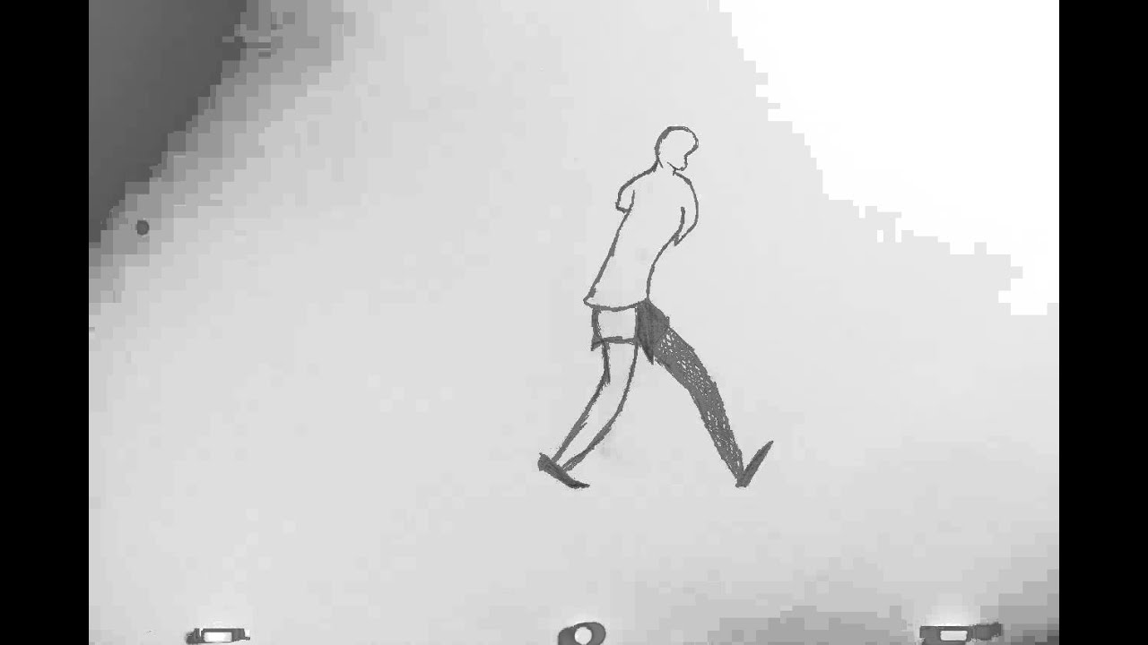 CT4ANIP - Basic Walk Cycle, draft 2, no arms - YouTube