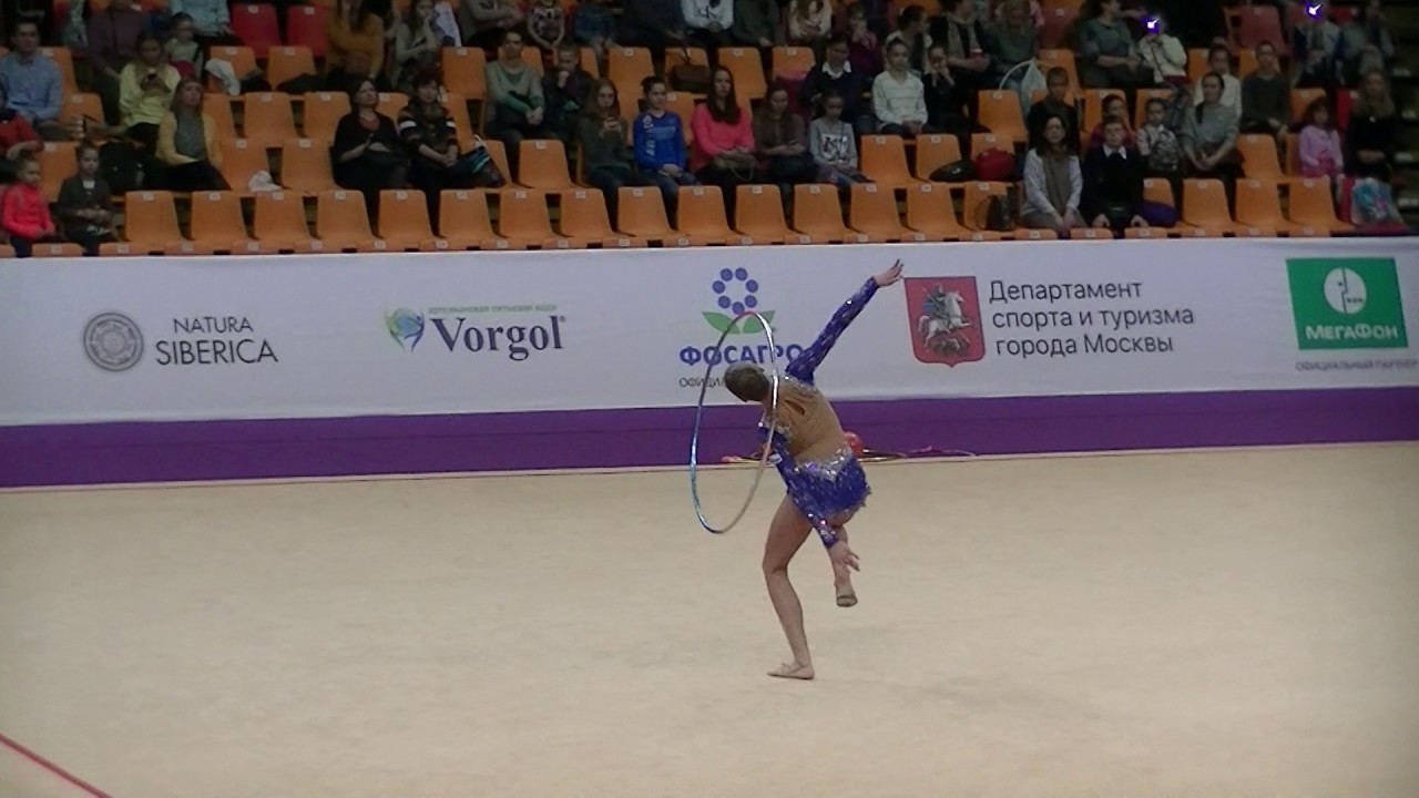 Maria Sergeeva (RUS) hoop Grand Prix Moscow 2017 - YouTube