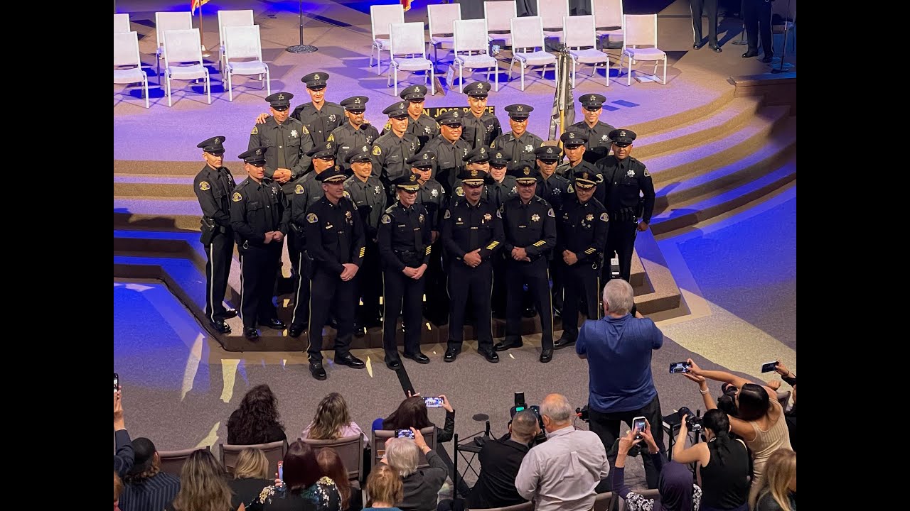 San José Police Academy SJ45 Graduation Ceremony - YouTube