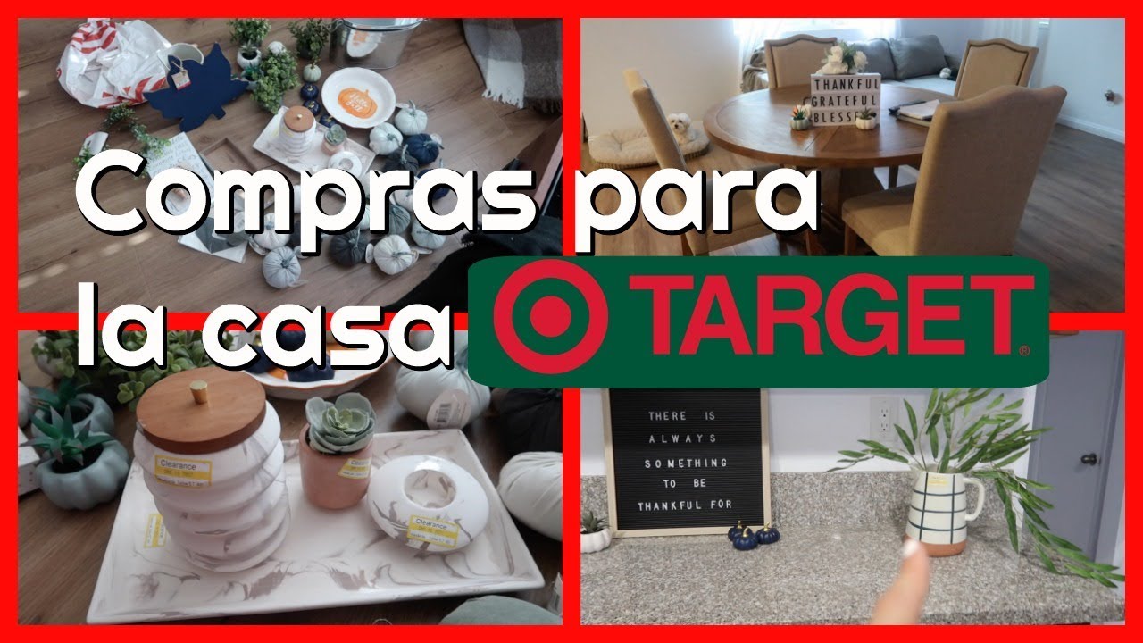 HAUL/ Compras para la casa de TARGET DECORACIÓN PARA LOS DIAS FESTIVOS ...