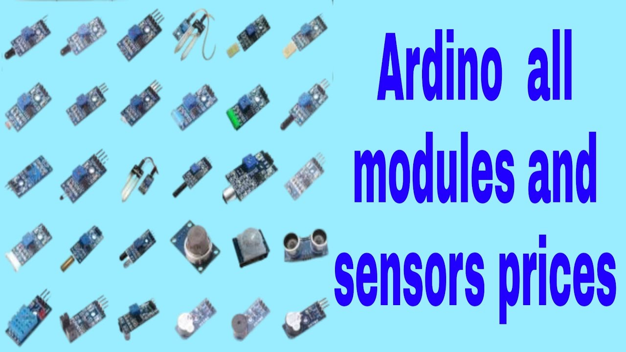 Ardino ,Modules and sensors price - YouTube