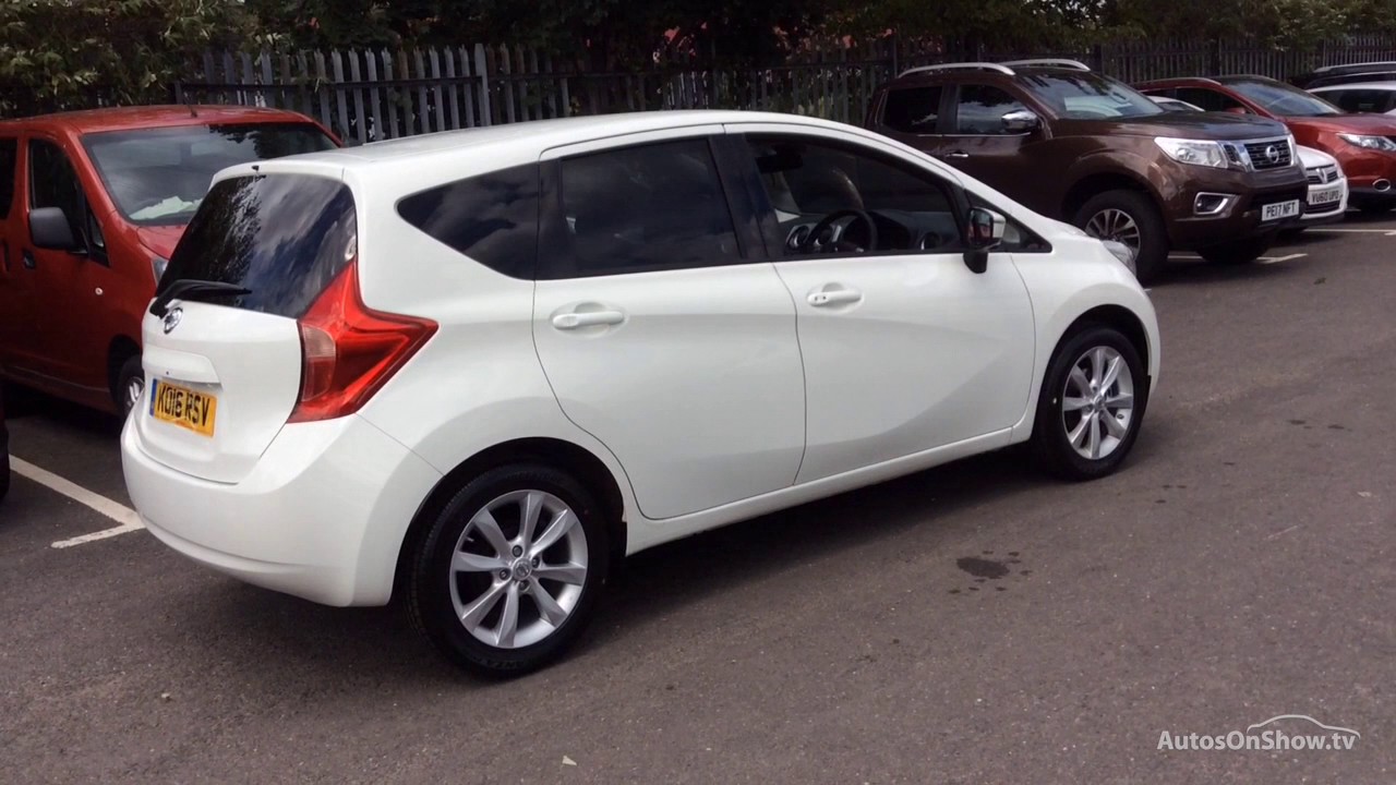 NISSAN NOTE TEKNA DIG-S WHITE 2016 - YouTube