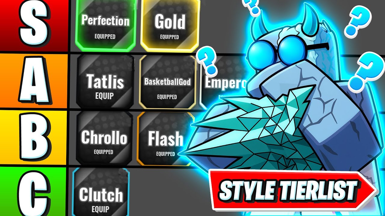 I ranked EVERY STYLE for COMPETITIVE in ROBLOX Basketball Zero - YouTube