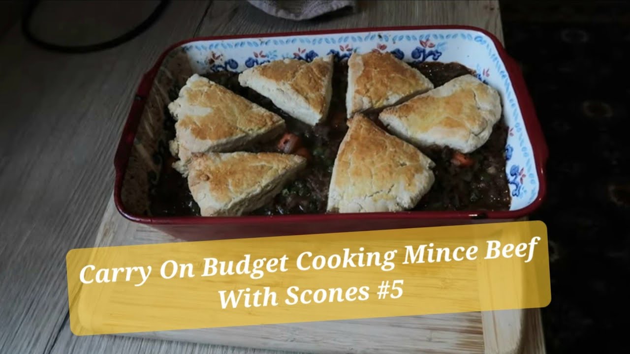 Carry On Budget Cooking Mince Beef with Scones #5 - YouTube
