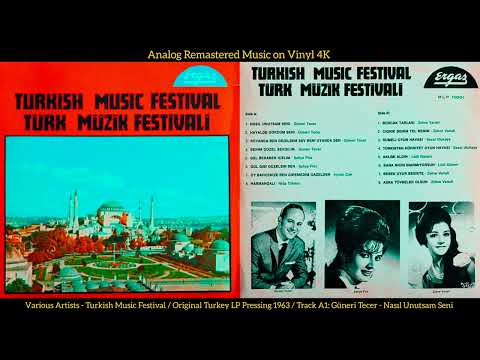 Güneri Tecer - Nasıl Unutsam Seni (Original LP Song Analog Remastered 1963) 4K