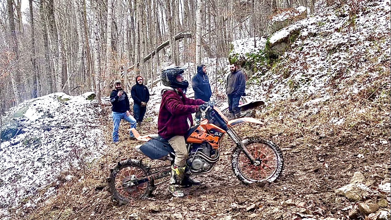 BOLTED TIRES HILL CLIMBING, ONLY 1 RIDER UP INSANE HILL! - YouTube