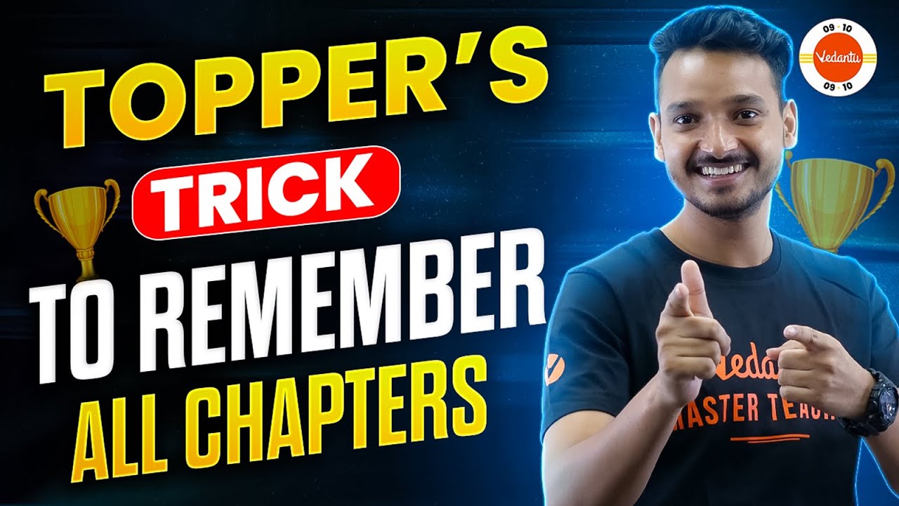 Topper's Tricks: How to Remember Every Chapter Like a Pro | CBSE Class ...