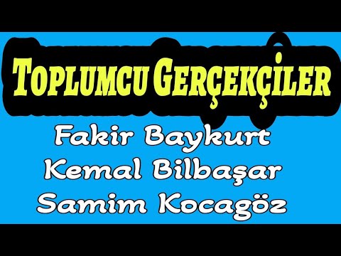 Toplumcu Gerçekçi 2 Hikaye Roman Temsilcileri Fakir Baykurt Kemal Bilbaşar Samim Kocagöz 11. Sınıf