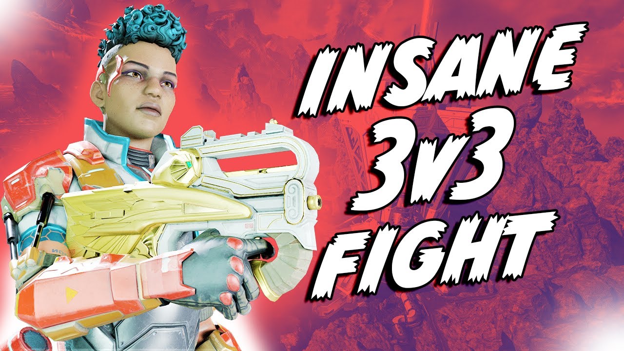 The most INTENSE 3v3 fight I've EVER had - APEX LEGENDS PS4 - YouTube