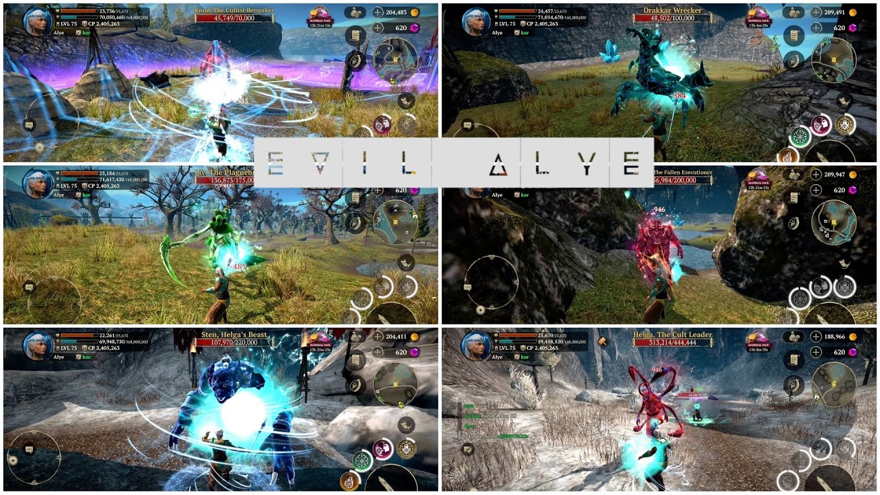 Bosses Locations in Windswept Vales! Evil Lands. - YouTube