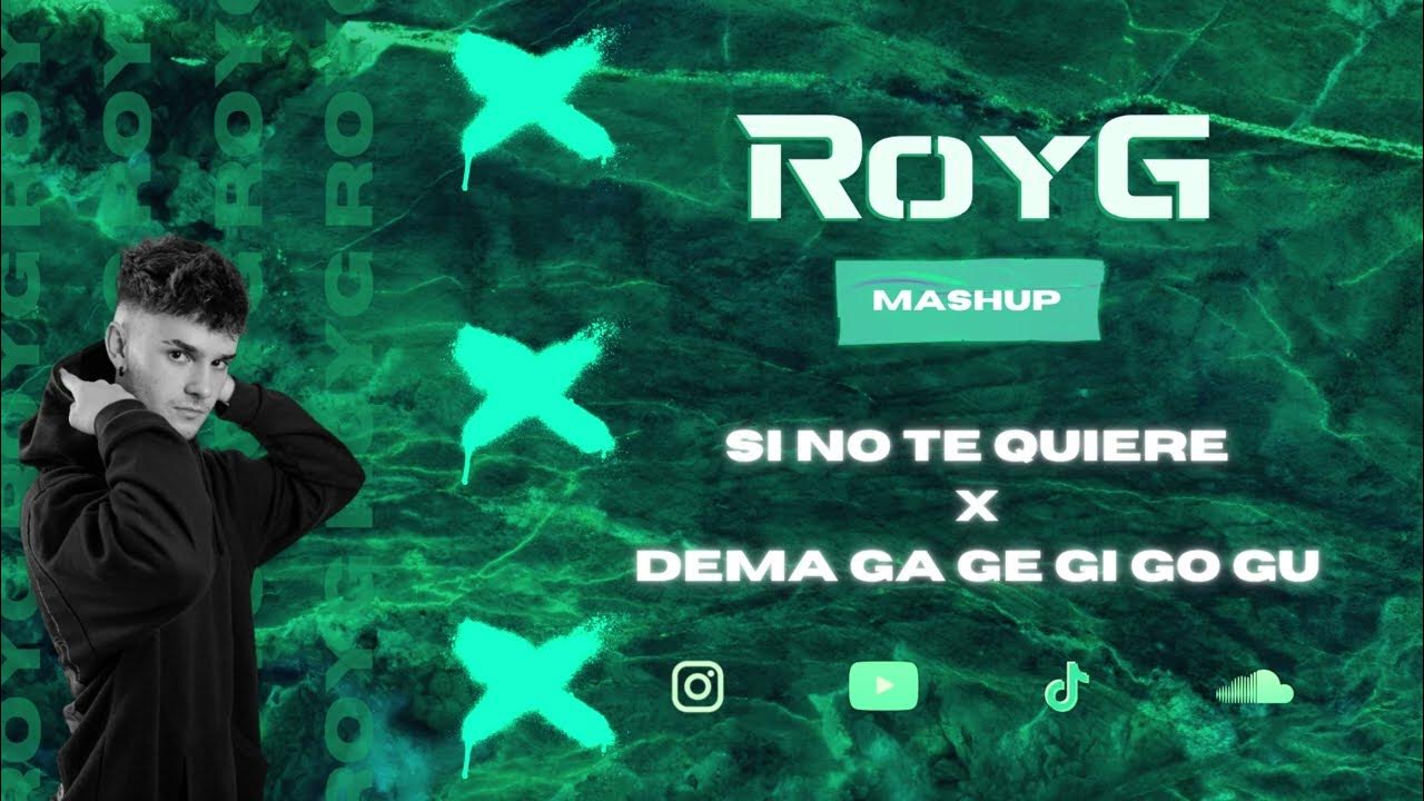 Si No Te Quiere x Dema Ga Ge Gi Go Gu (RoyG Mashup) - YouTube