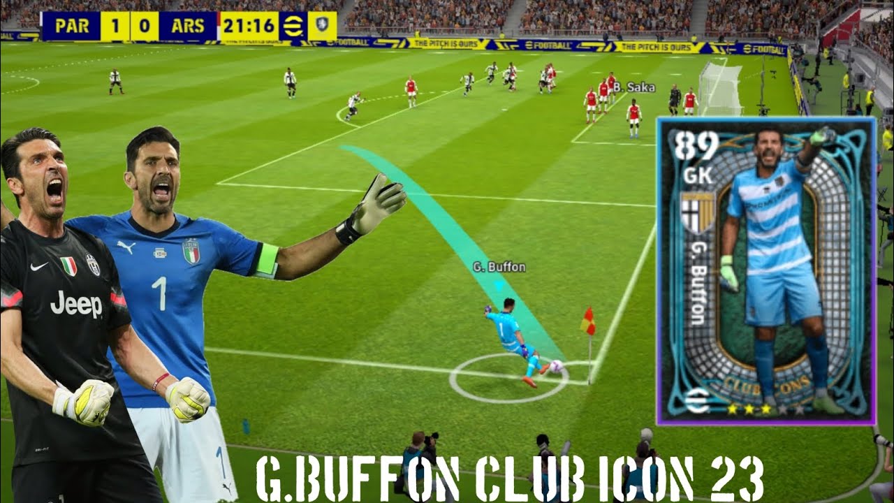 G.Buffon Versi Club Icon 23 Dan Satu Satunya Card Buffon - YouTube