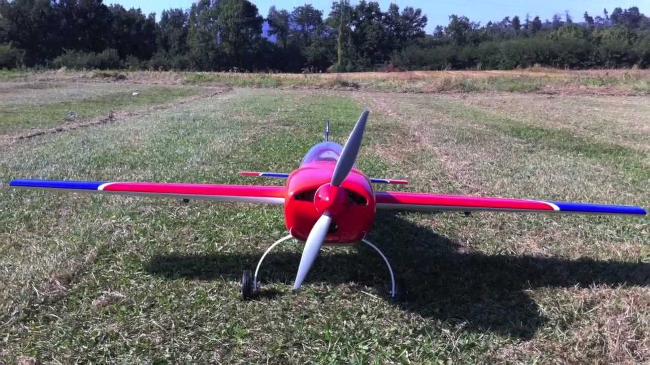 E-flite Extra 300 32e - second flight - YouTube
