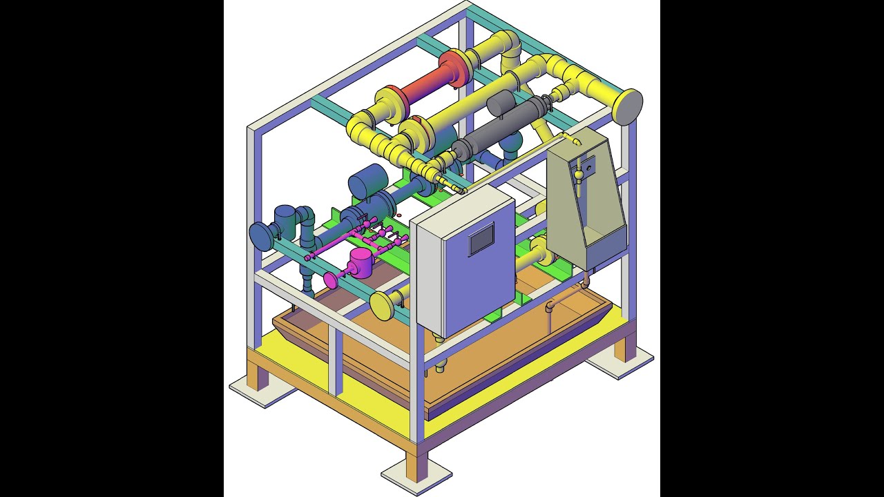 Kuehne Company Dilution Skid Animation - YouTube