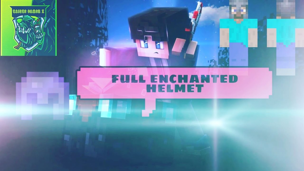 HOW TO FULL ENCHANT A NEATHERIT HELMET IN MINECRAFT How enchant HELMET ...