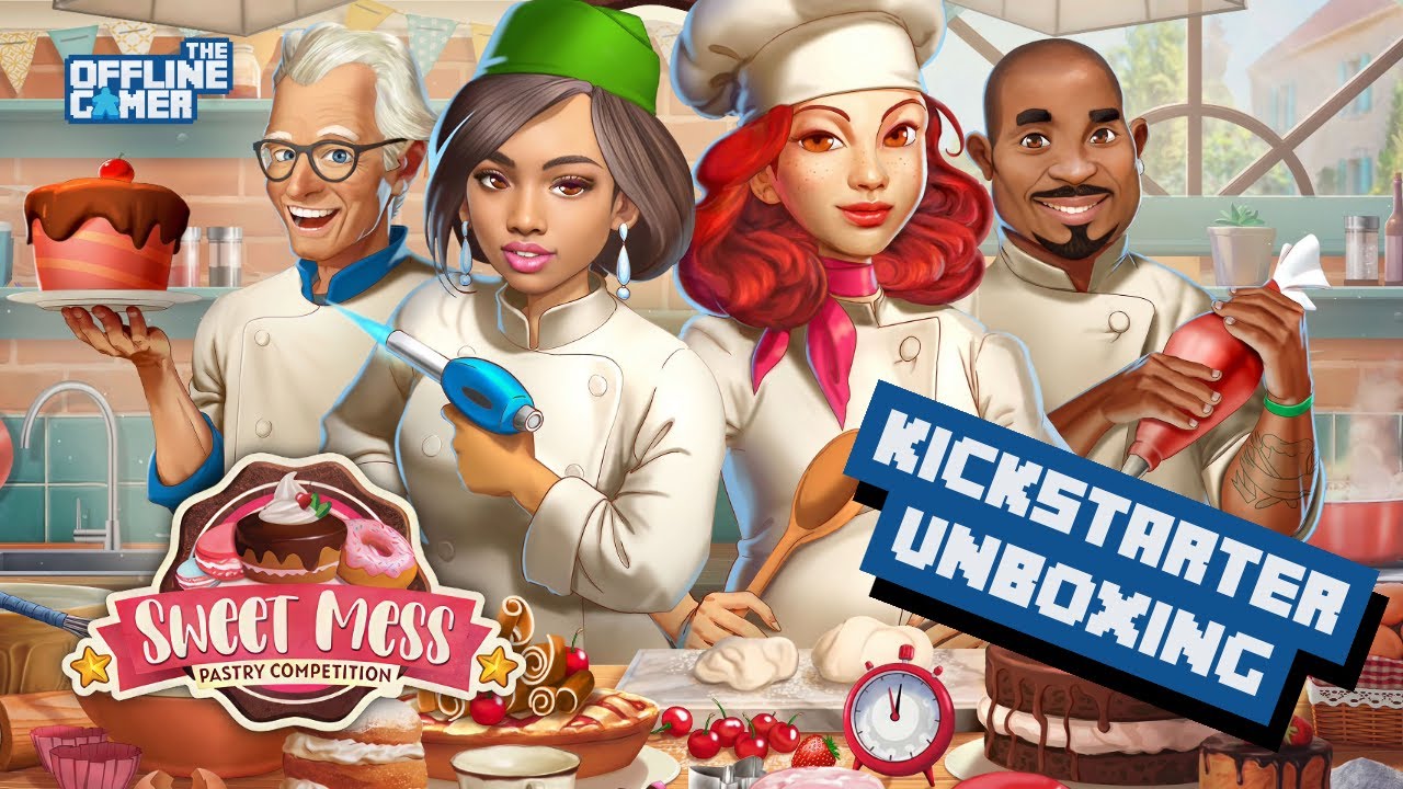 Kickstarter Unboxing - Sweet Mess: Pastry Competition 🎂🍰 (Pika Games ...