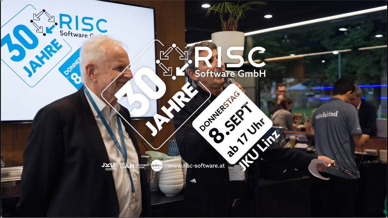 30 Jahre RISC Software GmbH - Jubiläumsfeier 8. September 2022 - YouTube
