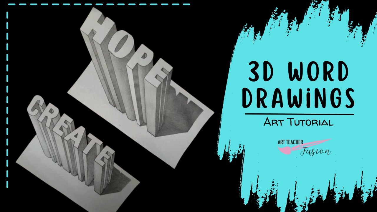 3D Drawing on a 2D Surface - YouTube
