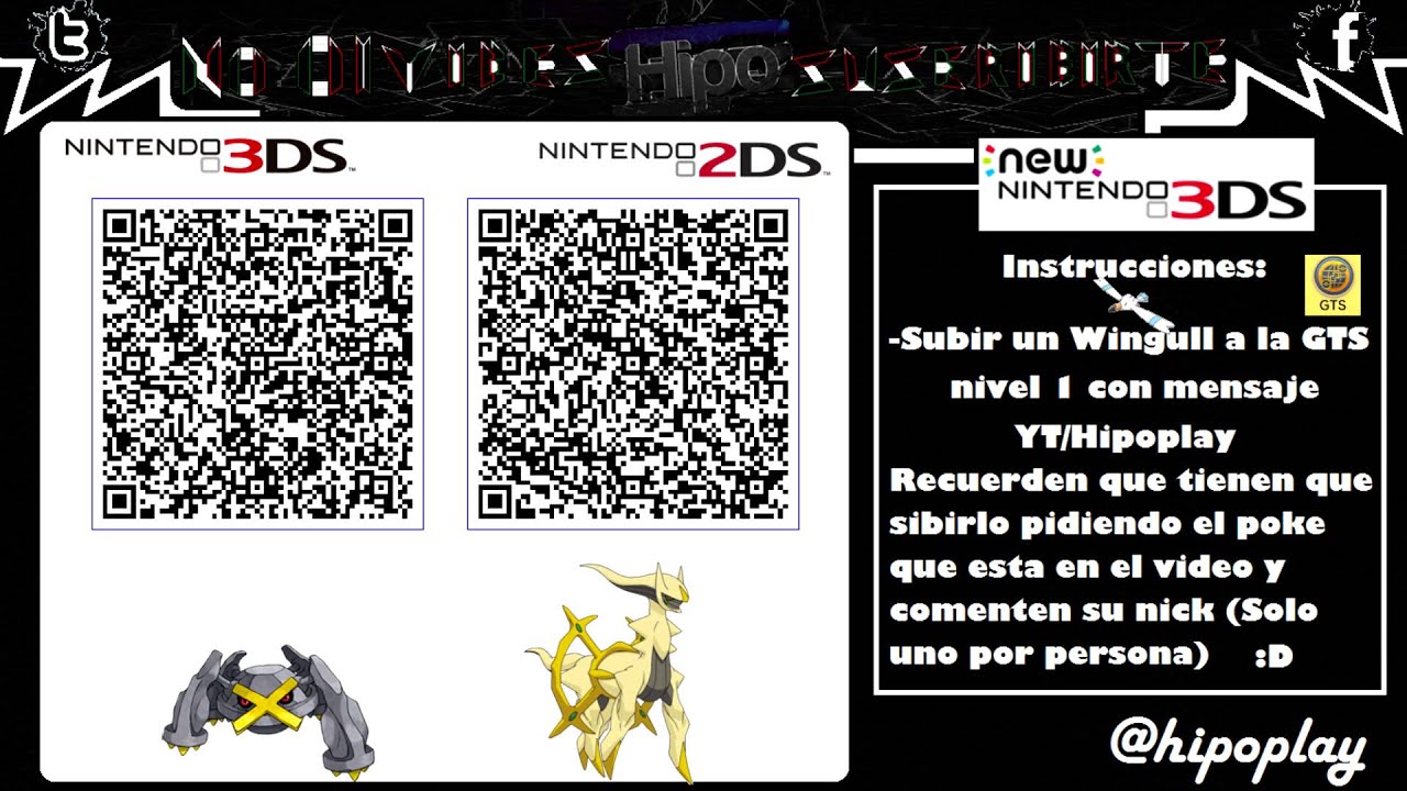 [Terminado] Code qr Arceus Shiny & Metagross Shiny Competitivo| Pokemon ...