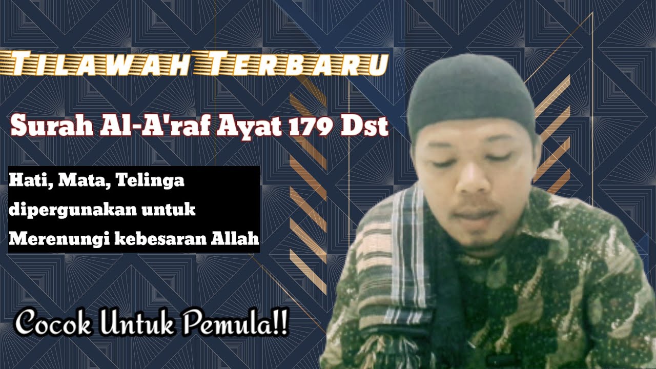 Tilawah Terbaru Surah Al-A'raf Ayat 179 Cocok untuk Pemula || Izam Ali Zainuri - YouTube