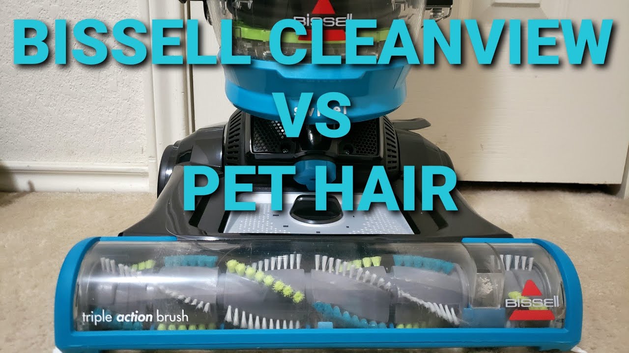 Bissell Cleanview 2254 Pet Hair Deep Clean Test - YouTube