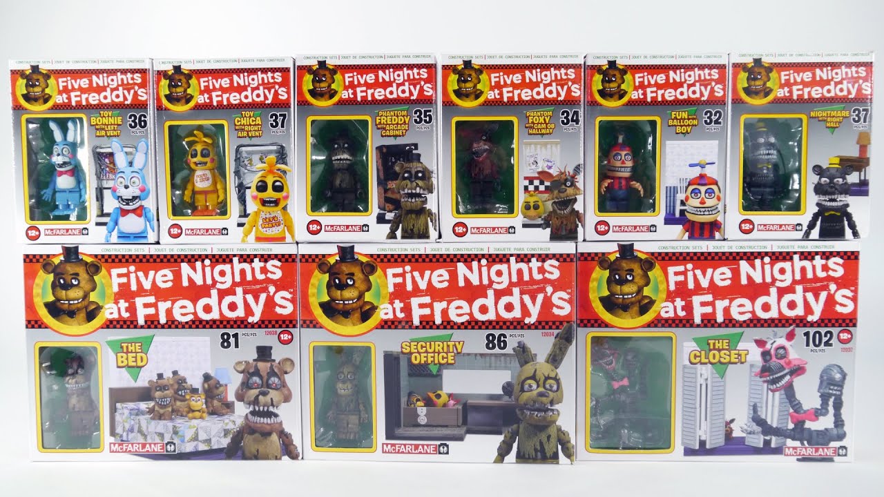 FNAF Wave 2 Unboxing | McFarlane Toys set review - YouTube