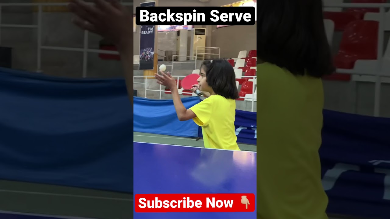 Backspin Serve | Table Tennis | Ping Pong | China - YouTube