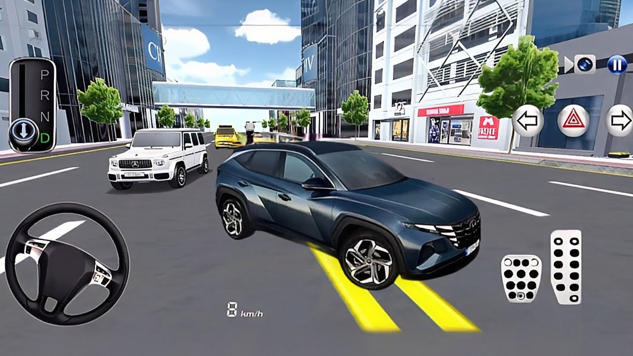 New Hybrid Hyundai Car Tucson Driver Simulator - 3D Driving Class - Car ...