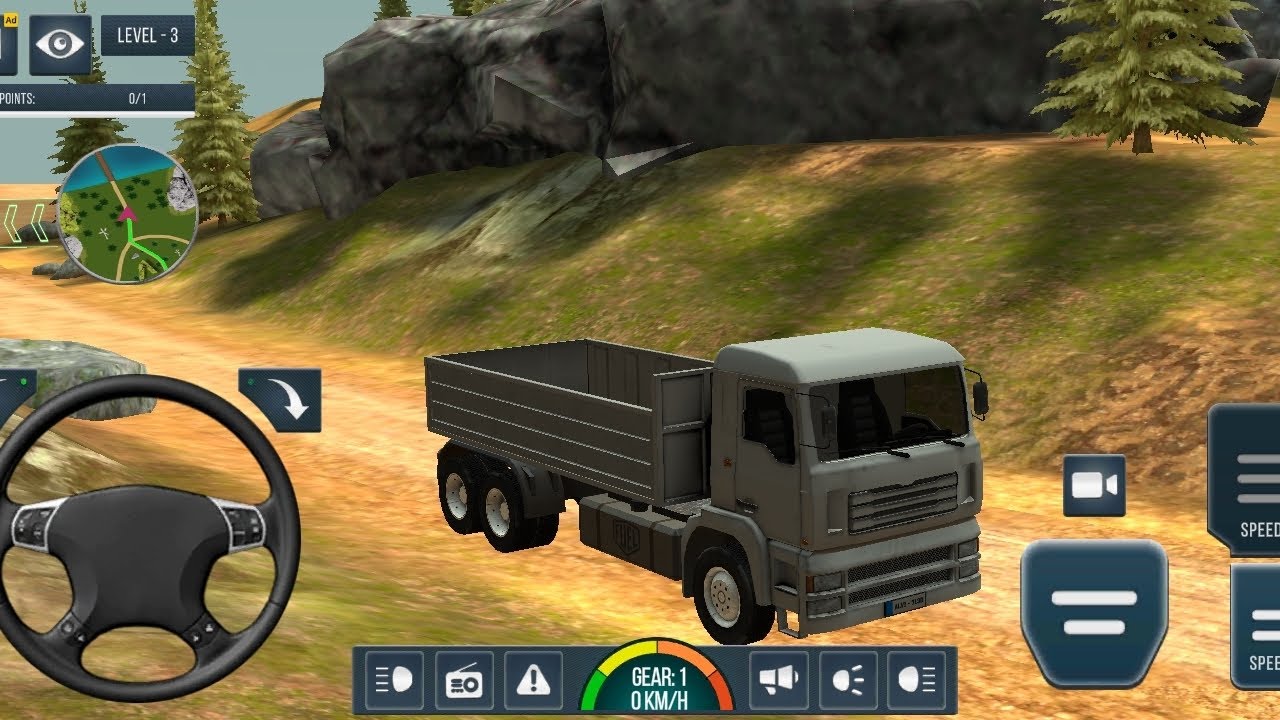 (Euro driving simulator track game) truck game|| off road truck|| power ...