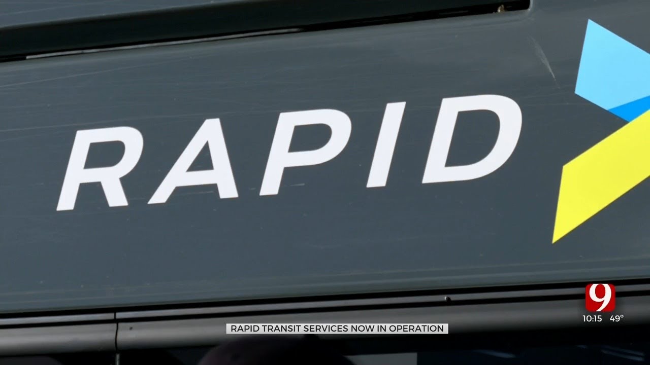 Rapid Transit System Launches In Oklahoma City - YouTube