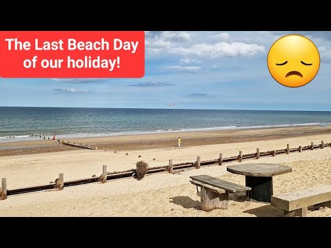 THE LAST BEACH DAY! #norfolk #bacton #beach #beachlife #holiday - YouTube