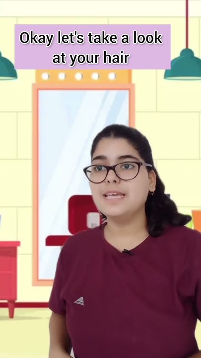 English conversation at the salon,daily life conversation;salon ...