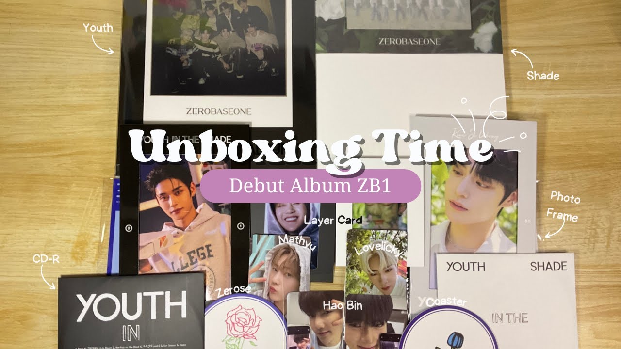 Unboxing Album Unik || Unboxing Time : ZB1 Debut Album - YouTube