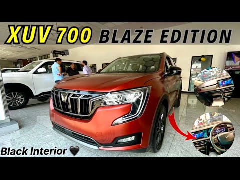 NEW XUV 700 BLAZE EDITION 2024 🥳 All Black Interior & New Update - YouTube