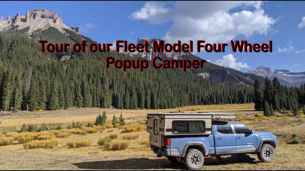 Tour of our Four Wheel Camper (FWC) Fleet Model Pop-up RV Camper - YouTube