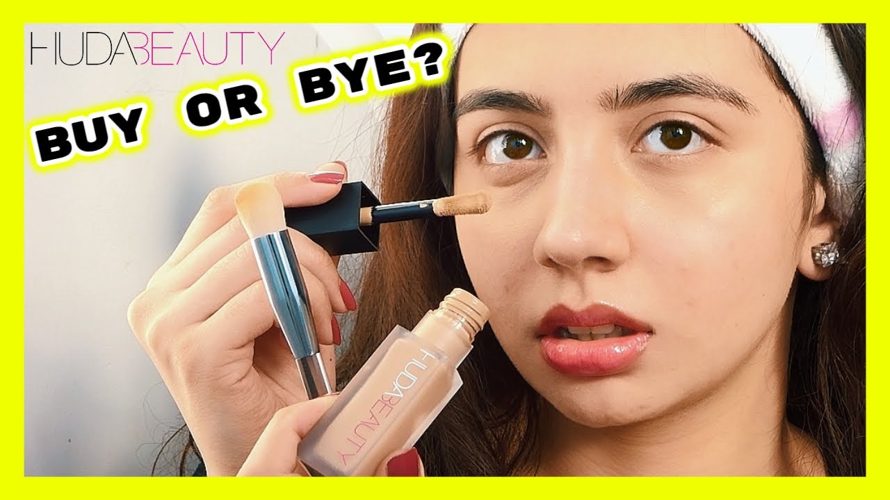 HUDA BEAUTY FAUX FILTER CONCEALER & BRUSH REVIEW | BUY OR BYE? | - YouTube