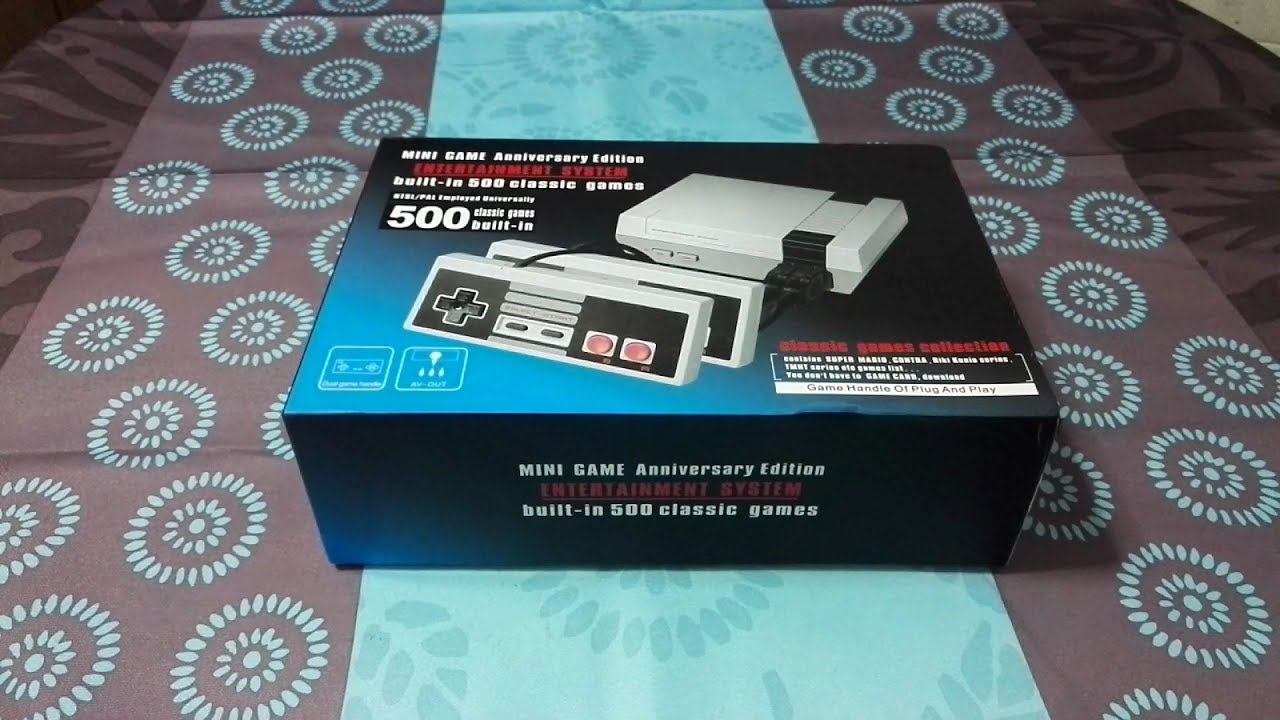 Mini Nes china con 500 juegos - YouTube