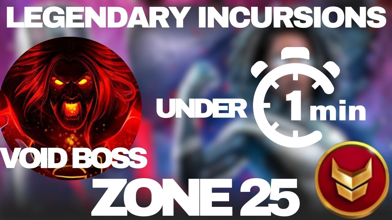 Legendary Incursions | Zone 25 Void Boss Solo | MCOC - YouTube