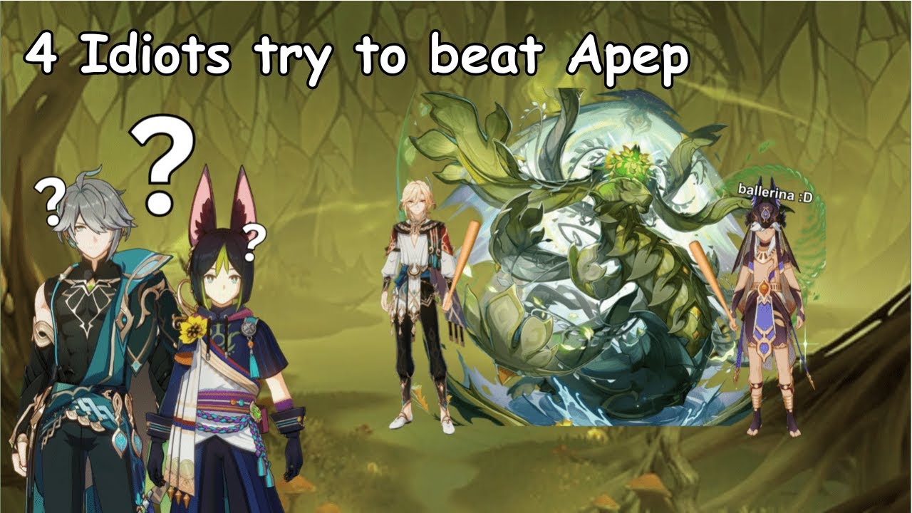 4ggravate try to beat Apep | Genshin Impact - YouTube