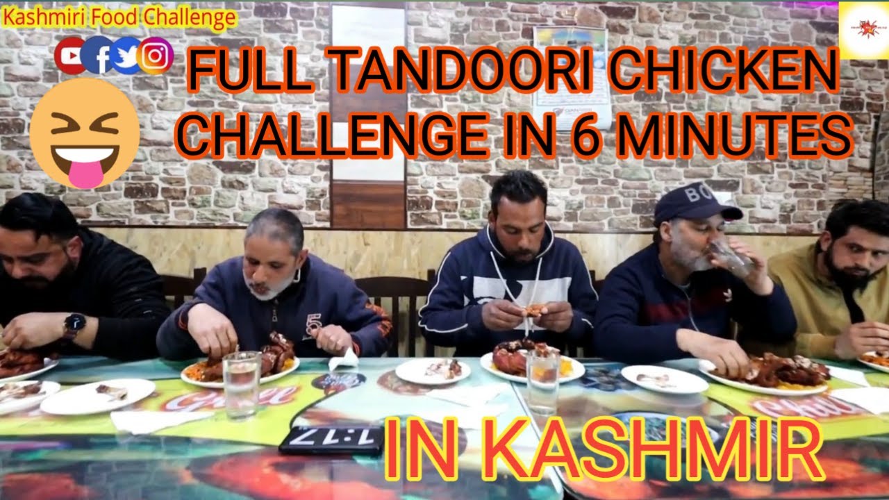 Full Tandoori Chicken Competition || Kashmiri Food Challenge || Price ...