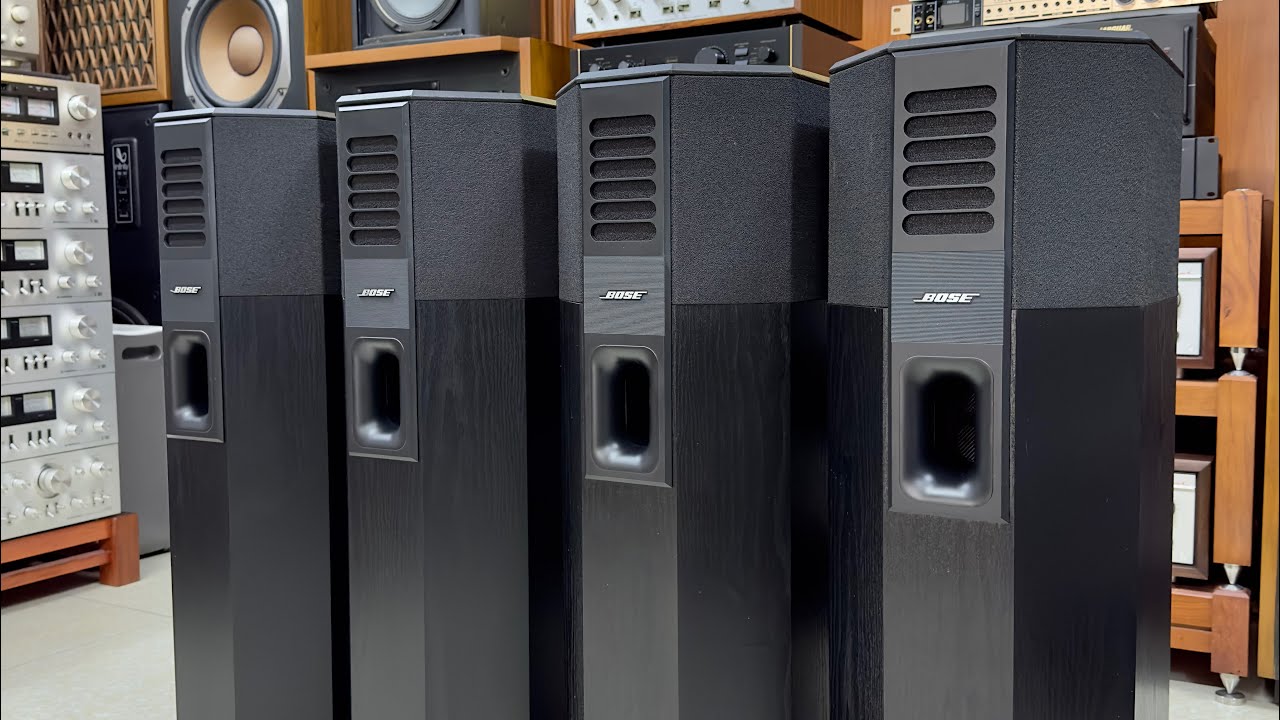 Hình ảnh chi tiết 2 cặp loa Bose 701.(2 lỗ thông hơi) nghe và hát ...