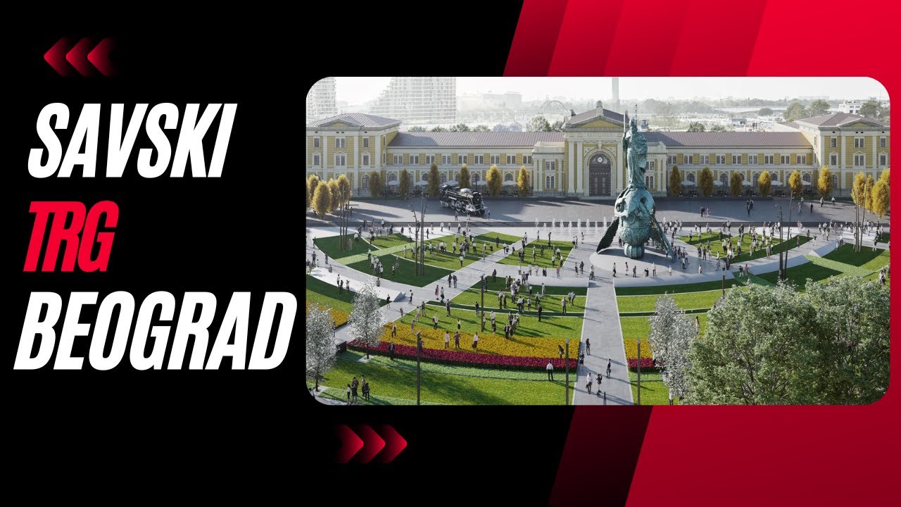 Savski Trg - Spomenik Stefanu Nemanji, plato, video, Beograd na vodi ...